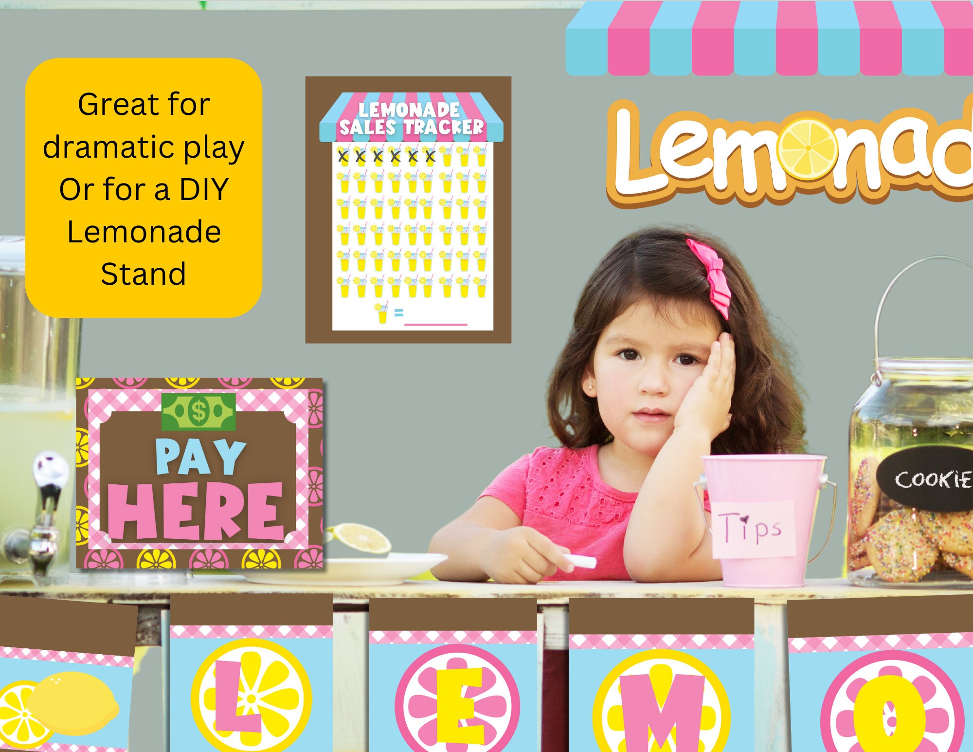 Lemonade Stand Printable, Summer Activity, Preschool, Sensory Play ...
