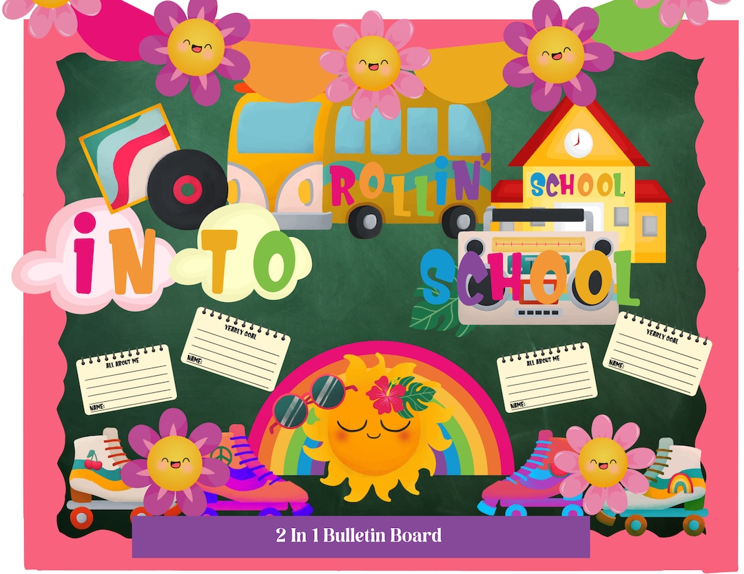 Welcome Back School Bulletin Board Set, End of the School Year Bulletin ...