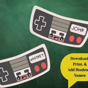 End of the School Year Bulletin Board Set, Gamer Classroom Bulletin ...