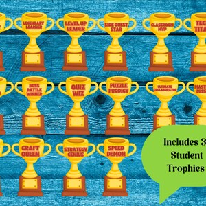 End of the School Year Bulletin Board Set, Gamer Classroom Bulletin ...