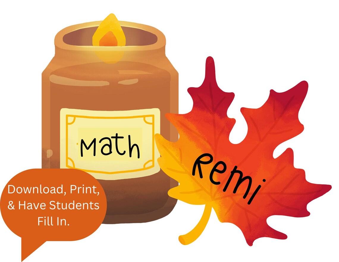 Fall Bulletin Board Set, Autumn, Fall in Love With Learning, Teacher ...