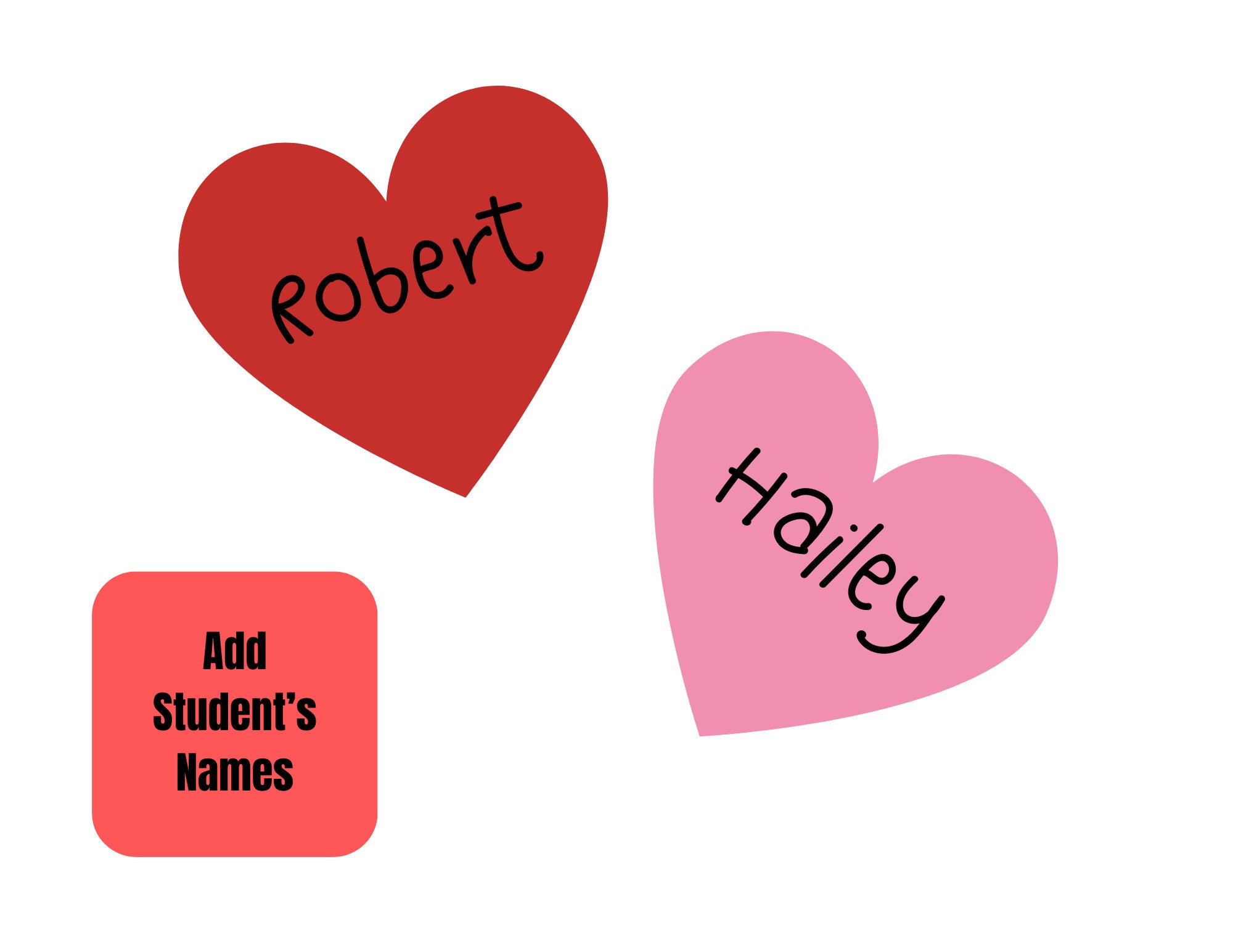 Valentine's Day Bulletin Board Decoration, Love is in the Air, Heart ...