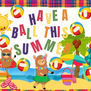 Summer Classroom Bulletin Board Set, Schools Out, Teacher Printable ...