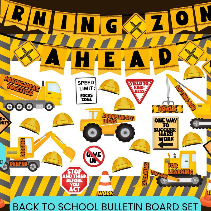 Construction Theme Class Decor - Etsy