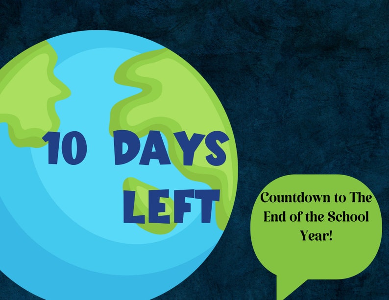 Summer Classroom Bulletin Board, Summer Countdown Bulletin, Teacher ...