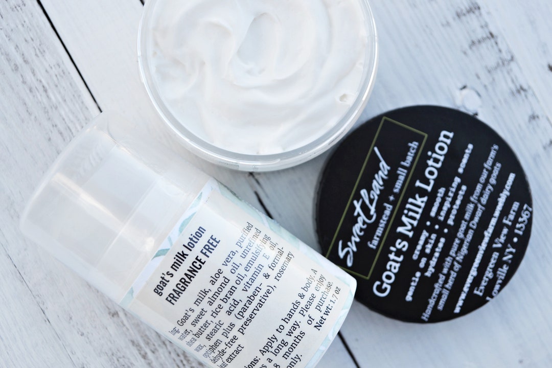 Goat's Milk Lotion: Hand & Body Cream Rich Lotion Face Shea Butter ...