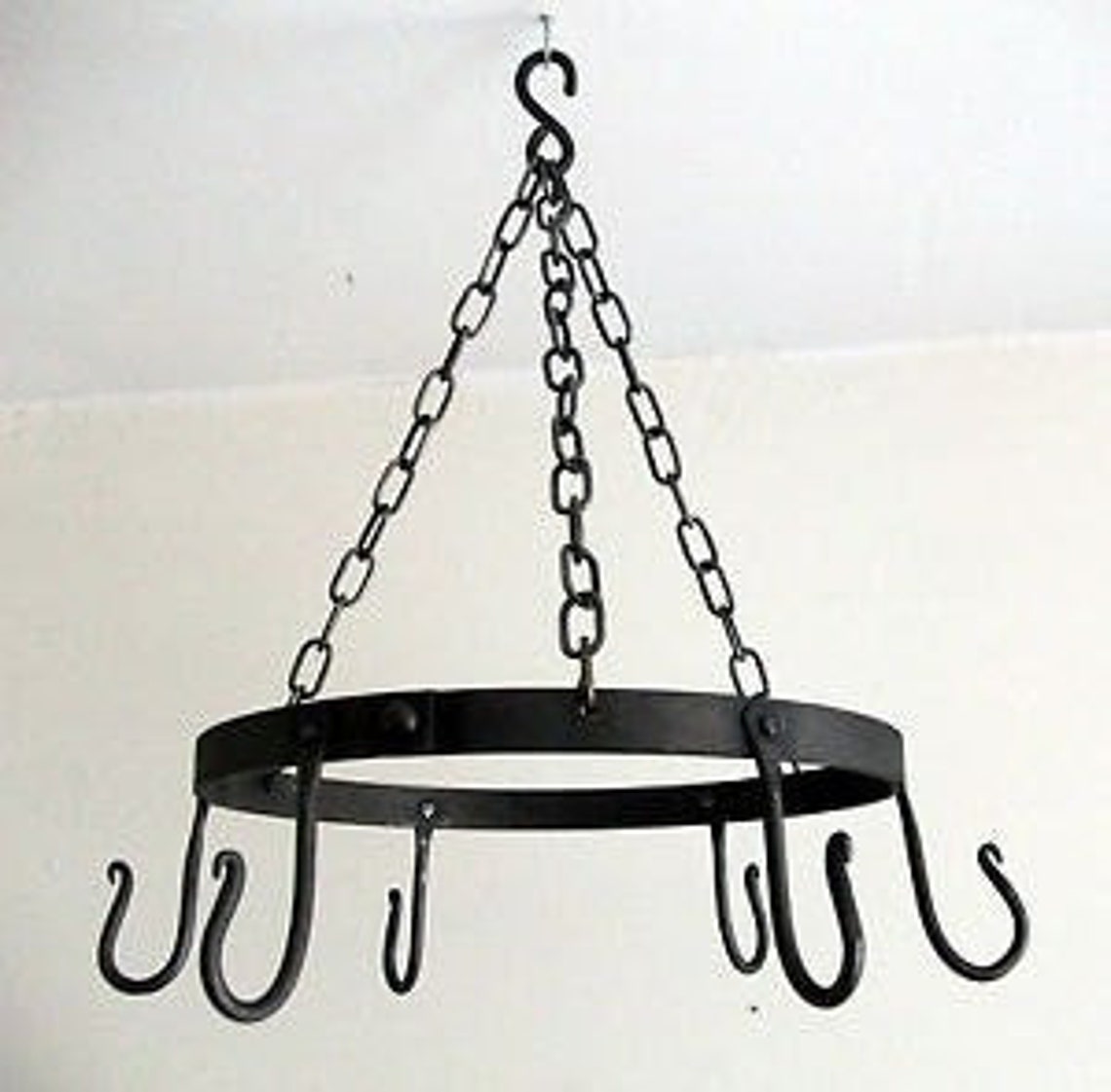 Hanging Herb or Utensil Rack Ceiling Round Hand Made UK - Etsy