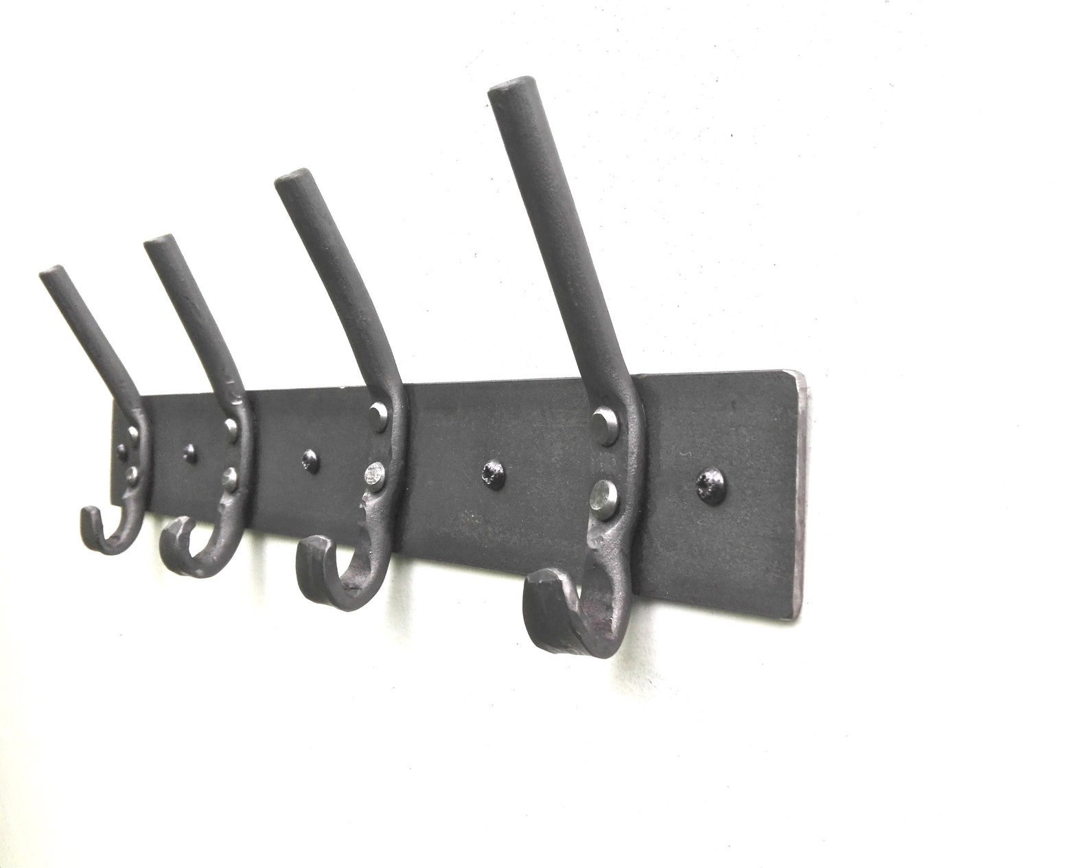 Hand Forged, Coat Hook Rack, Made to Measure, Bespoke, Handmade in the ...