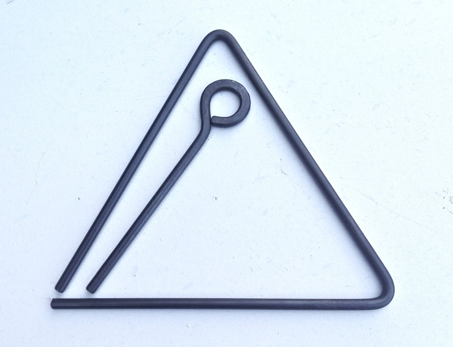 Cowbell Dinner Bell Triangle Camping, Camp Cookout Campfire Handmade ...