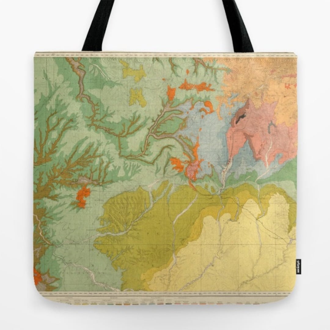 World Map Tote Bag, Travel Theme Tote, Everything Bag, Allover Print ...