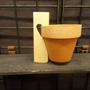 Wooden Clay Pot Holder for Single Pot 4 Pack. Made in the USA - Etsy