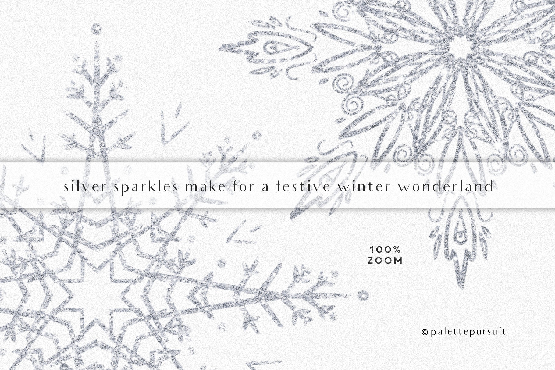 Silver Snowflake Clipart, Silver Christmas Clip Art, Winter Snow ...