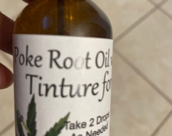Poke Root Tincture - Etsy