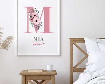 Mia Name Art | Etsy