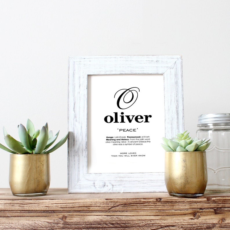 oliver-name-meaning-printable-name-art-modern-nursery-decor-etsy