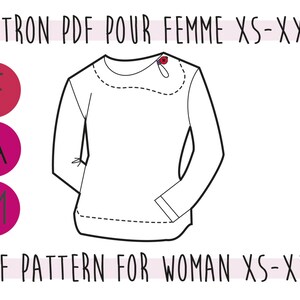 PDF Pattern of the Mimi Dress and Shirt for WOMAN - Etsy