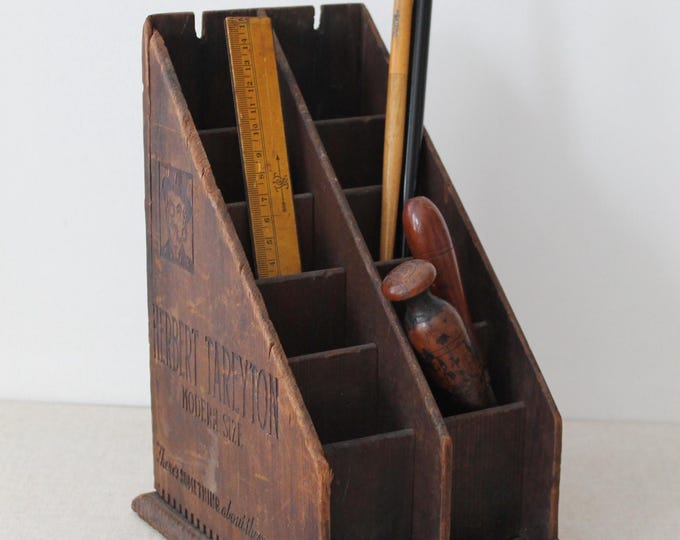 Vintage Wood Pall Mall Herbert Tareyton Counter Cigarette Display Stand ...