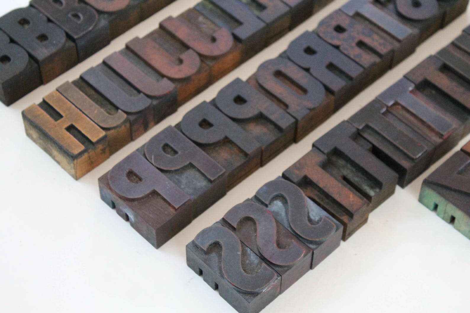 Vintage Wood 2 Letterpress Wood Block Letters SOLD SEPARATELY, Vintage ...