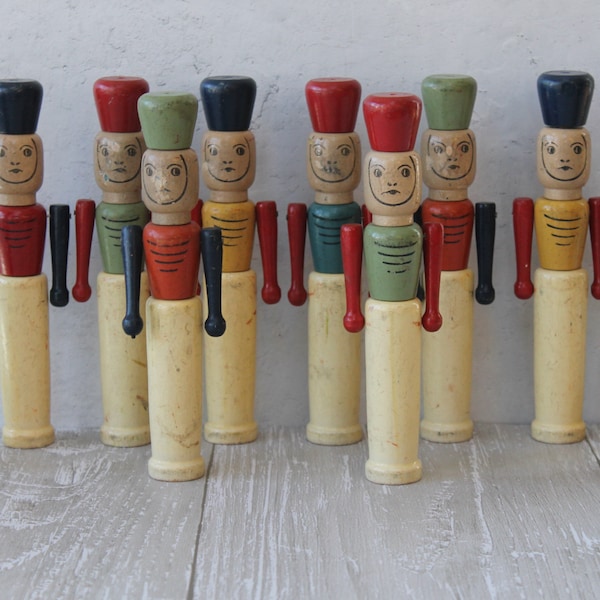 Wood Toy Soldiers - Etsy
