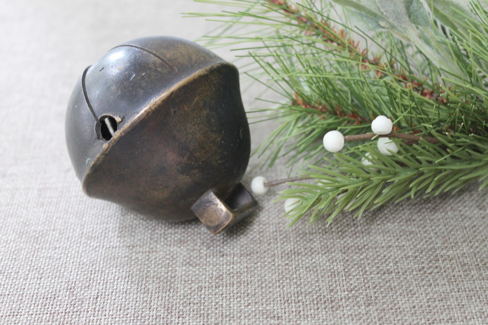 Vintage Extra Large Bronze Sleigh Bell Antique Sleigh Bell - Etsy