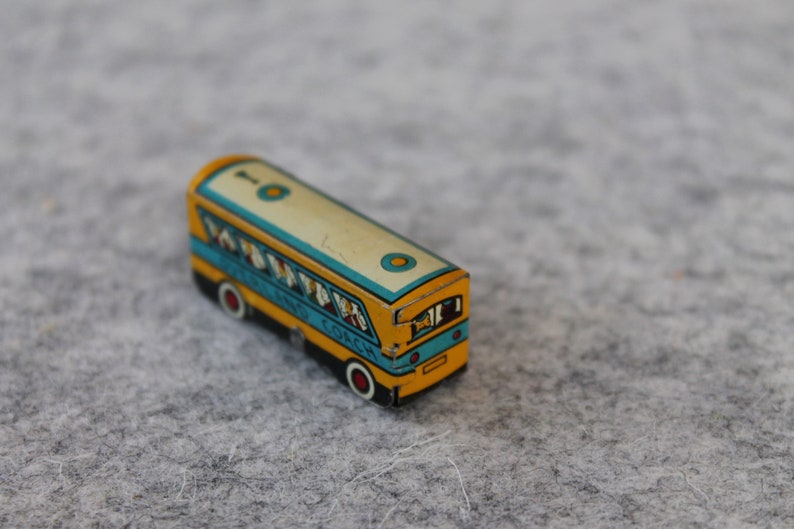 Antique Miniature Tin Lithograph Overland Coach Bus Vintage - Etsy
