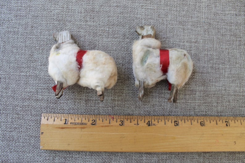 Vintage Unusual Pair of Primitive German Spun Cotton Putz - Etsy