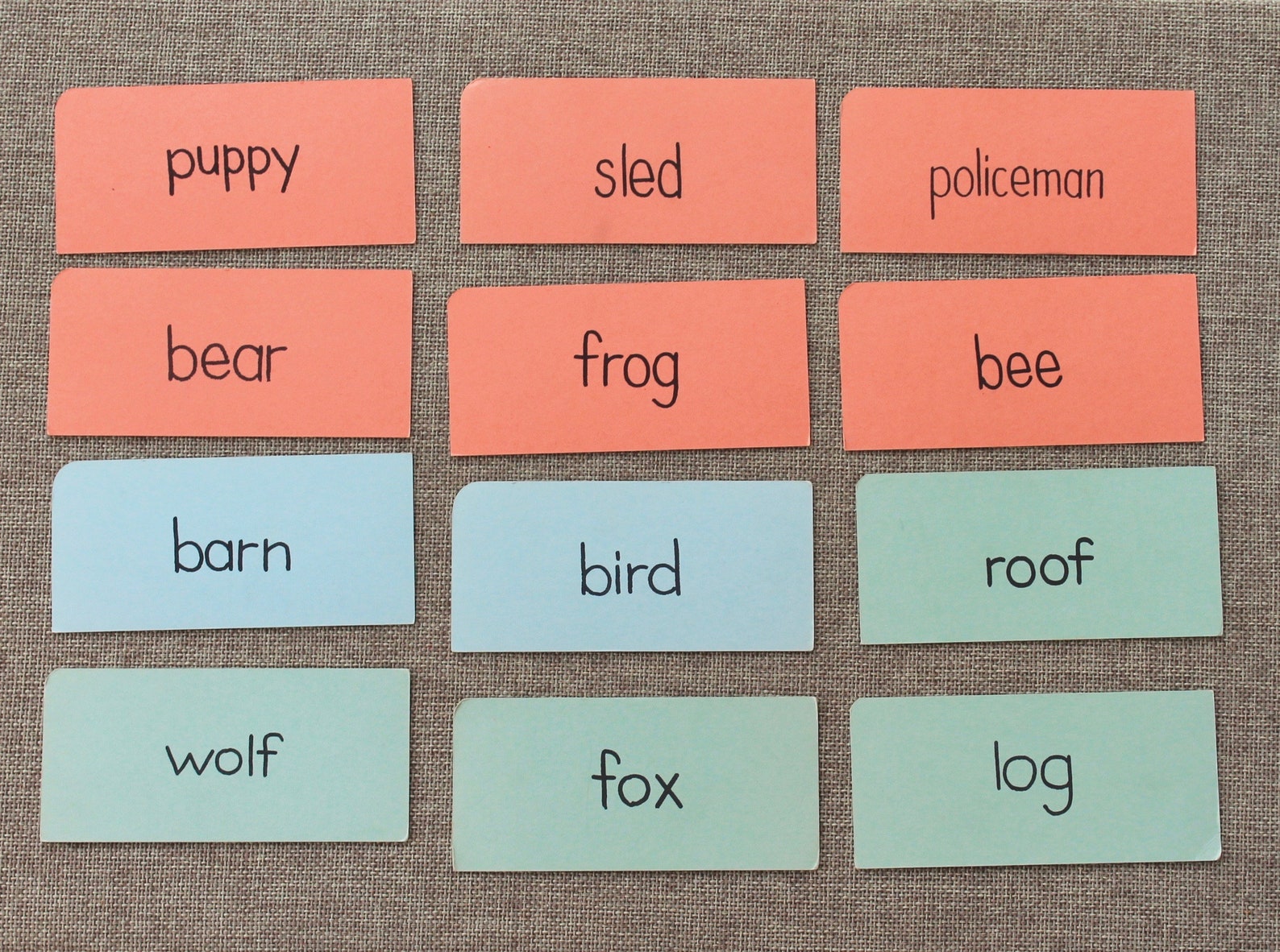 Vintage Lot of Small Paper Flash Cards Vintage Children's - Etsy