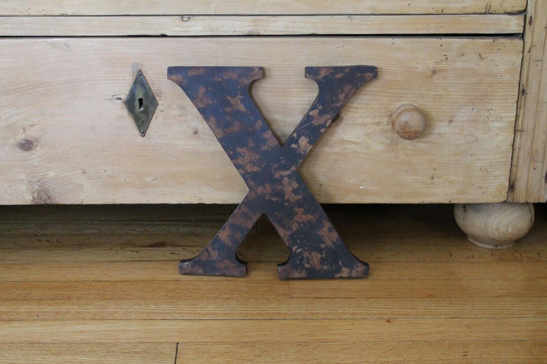 Vintage Large Metal Letter X - SOLD SEPARATELY, Vintage Letter X - Etsy