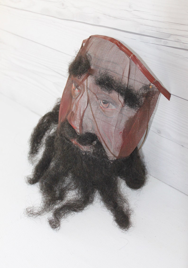 Antique Wire Mesh Mask Hand Made Mesh Mask With Hand Painted - Etsy