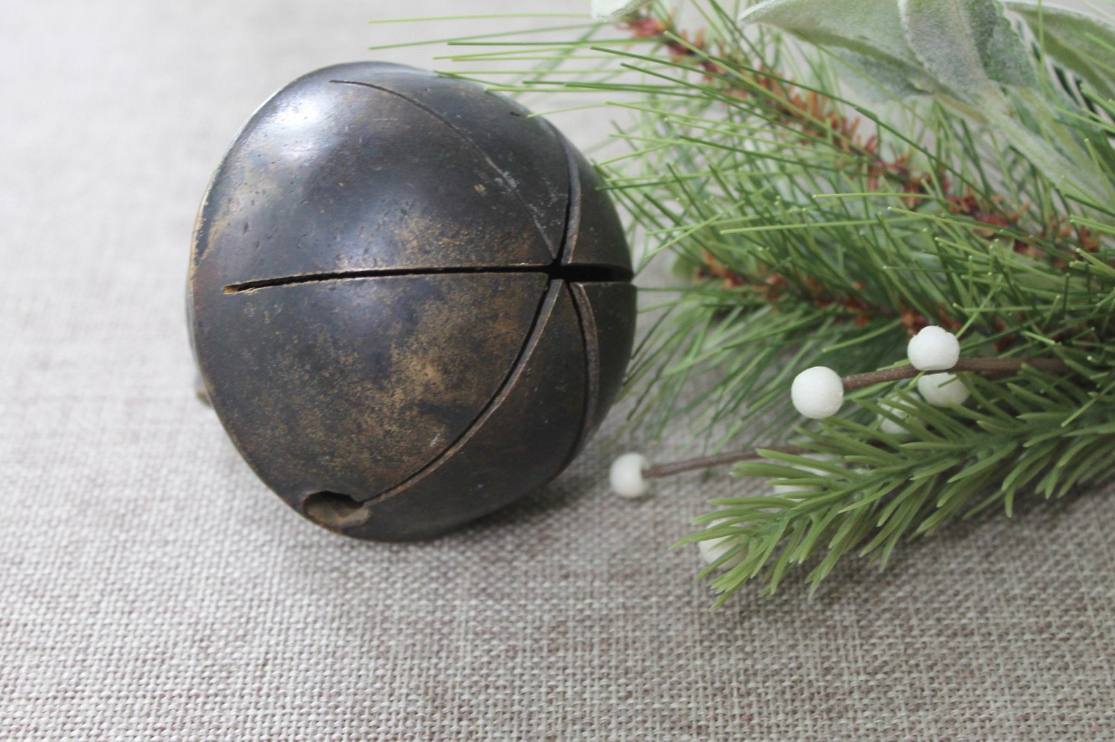Vintage Extra Large Bronze Sleigh Bell Antique Sleigh Bell - Etsy