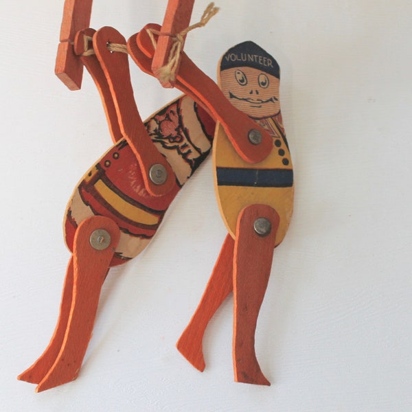 Wooden Acrobat Toy Squeeze - Etsy