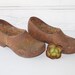 Vintage Pair of Cast Metal Clogs, Vintage Cast Metal Shoe Planters ...
