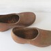 Vintage Pair of Cast Metal Clogs, Vintage Cast Metal Shoe Planters ...