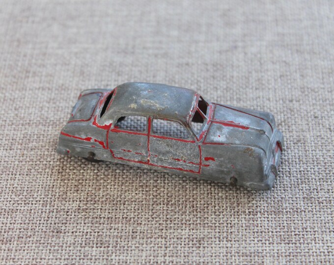 Vintage Small Metal Red Toy Car - Tootsie Toy, Vintage Tootsie Toy ...