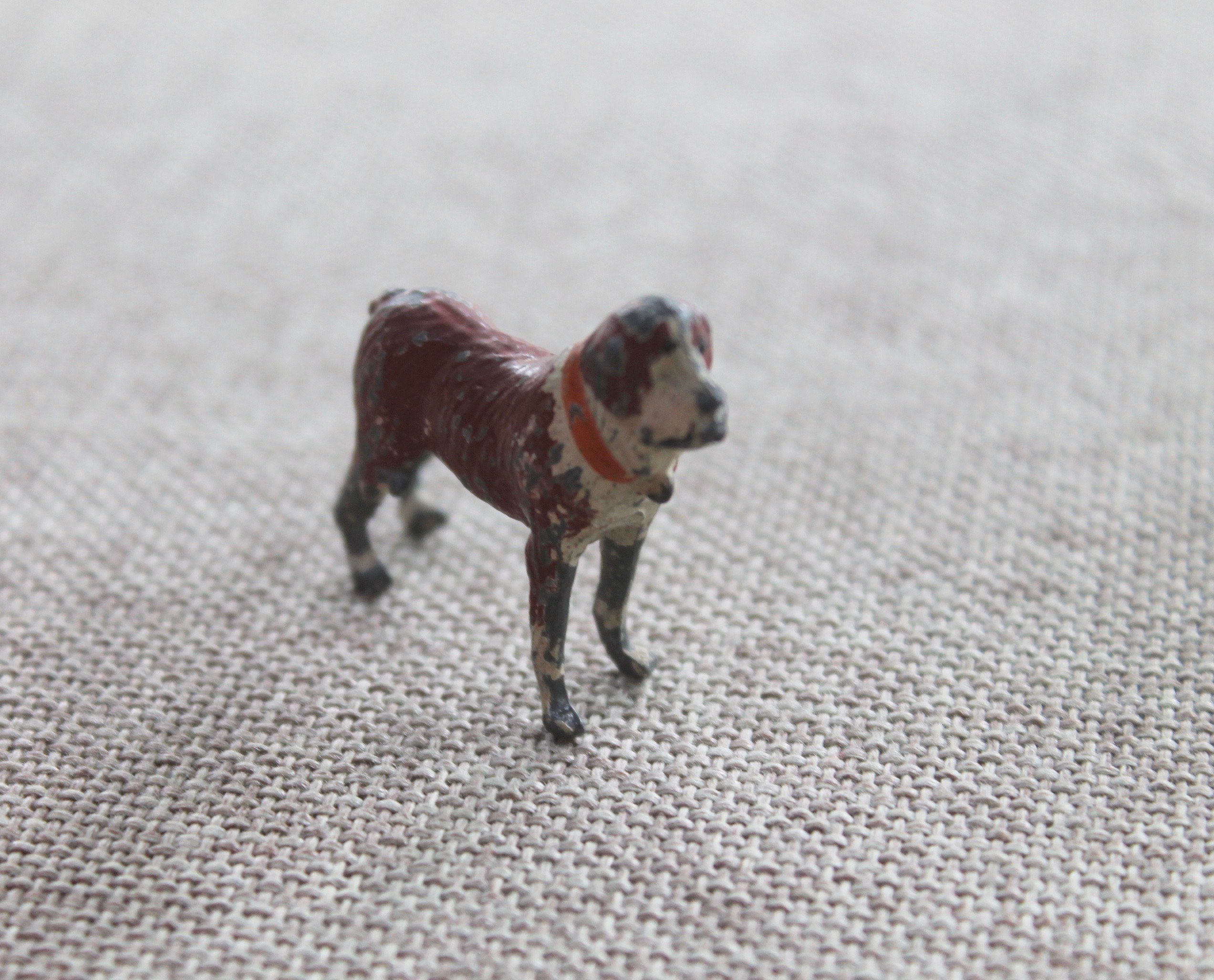 Vintage Miniature Britains Lead Dog House and St. Bernard Dog | Etsy