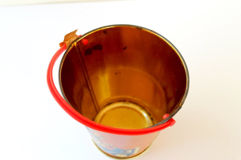 Vintage Lithograph Children's Sand Pail Vintage Tin Sand - Etsy