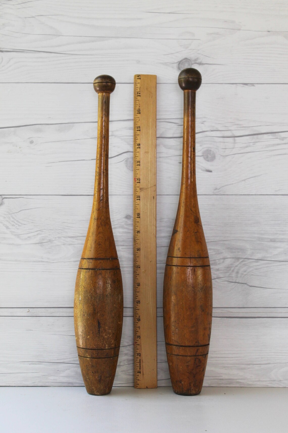 Vintage Wooden Indian Clubs Not an Exact Matching Set - Etsy