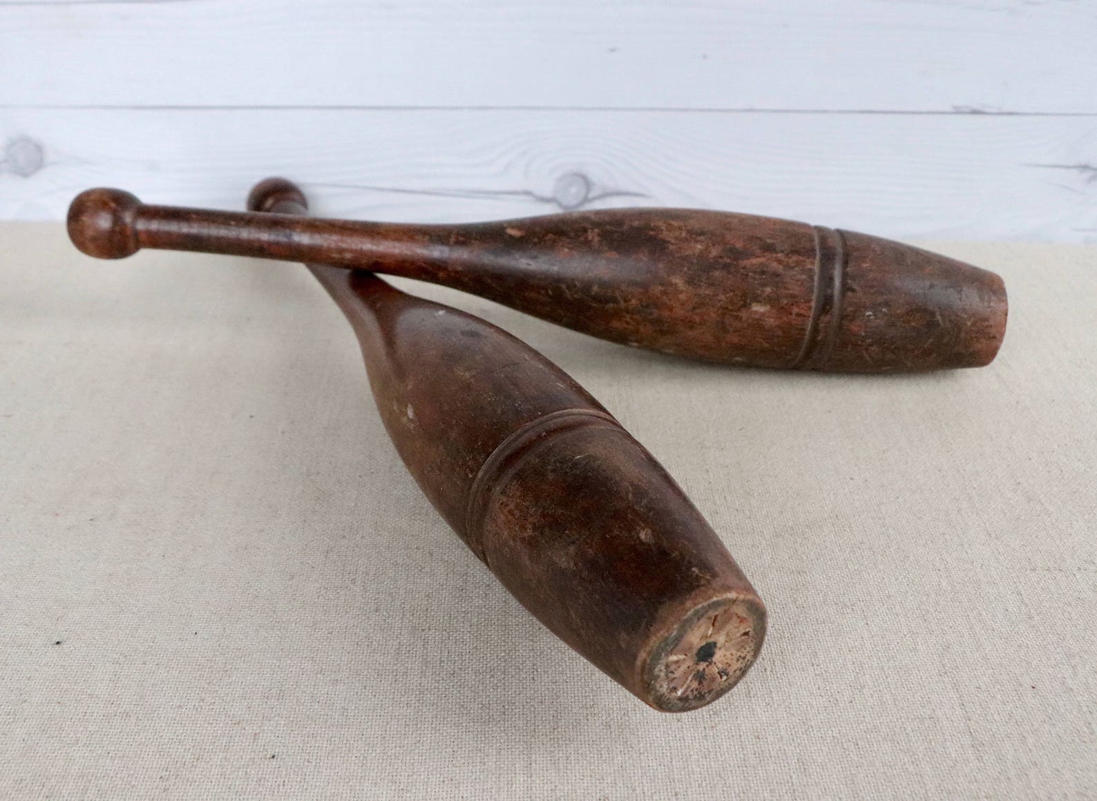 Vintage Pair of One Pound Wooden Indian Clubs Vintage - Etsy