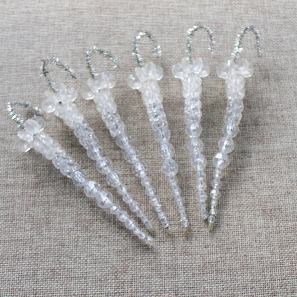 Icicle Ornaments - Etsy