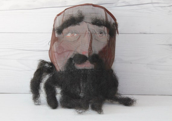 Antique Wire Mesh Mask, Hand Made Mesh Mask With Hand… - Gem