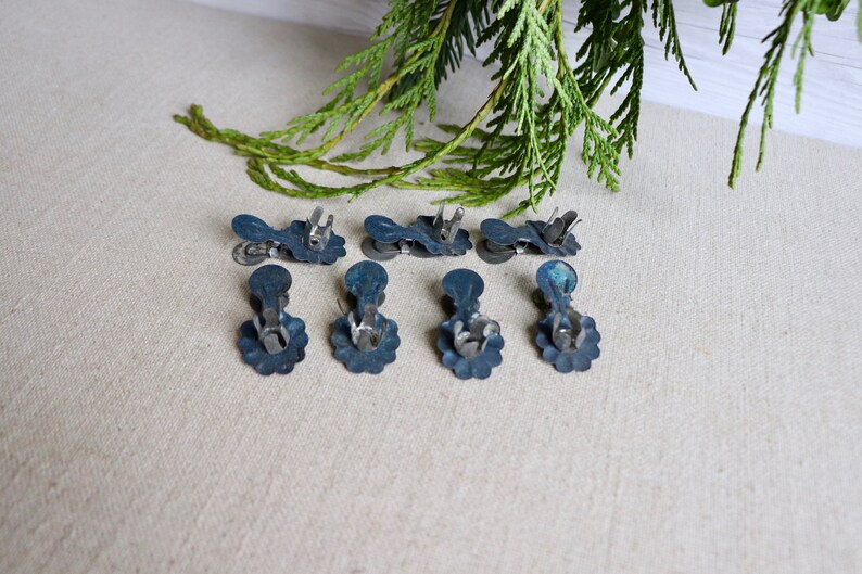 Vintage Unique Set of 7 Metal Christmas Candle Tree Clips - Etsy
