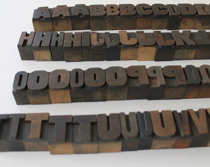 3.5 Wood Letterpress Exclamation Point Sold Individually, Vintage ...