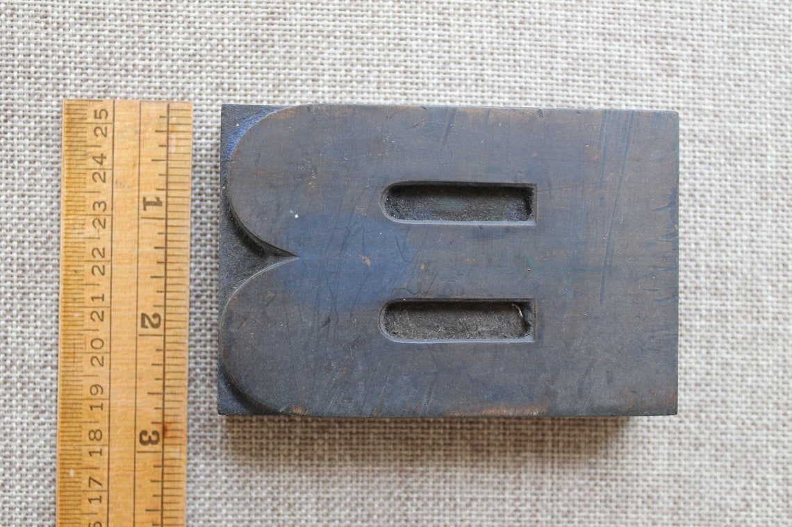 Vintage Large Letterpress Wood Block Letters SOLD - Etsy