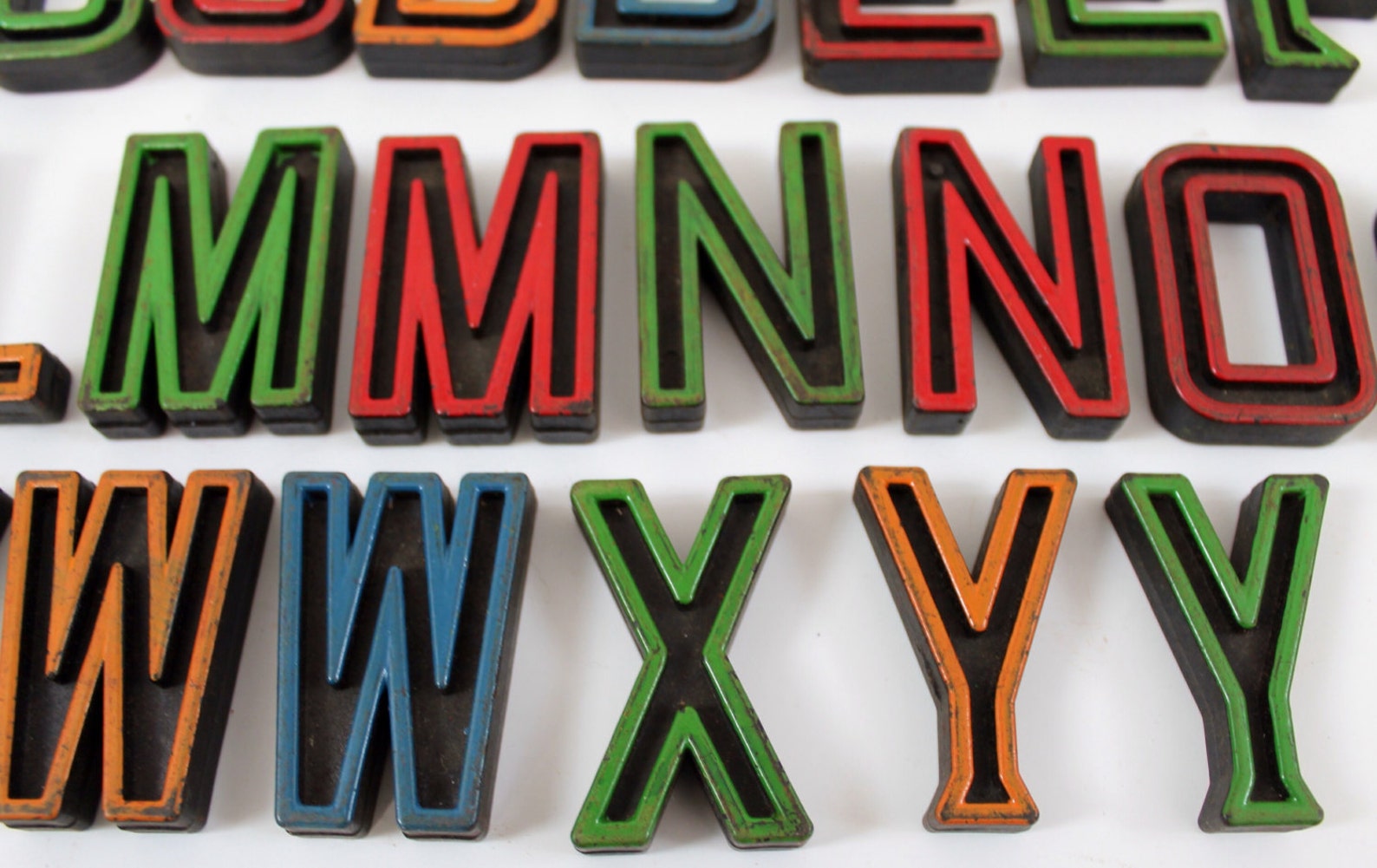Vintage Small Plastic Alphabet Letters sold separately | Etsy