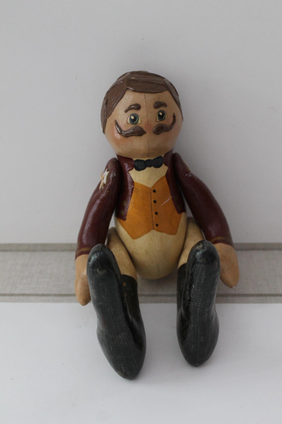 Unique Oilcloth Stuffed Man Figure/doll - Etsy