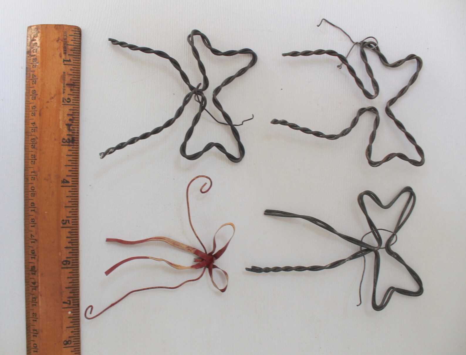 Vintage Lot of 4 Wire Bows Vintage Wire Form Bows - Etsy