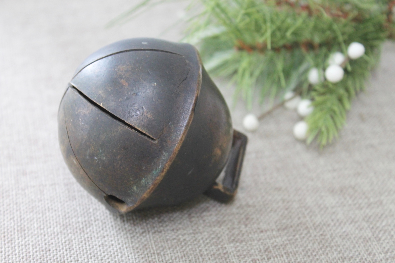 Vintage Extra Large Bronze Sleigh Bell Antique Sleigh Bell - Etsy