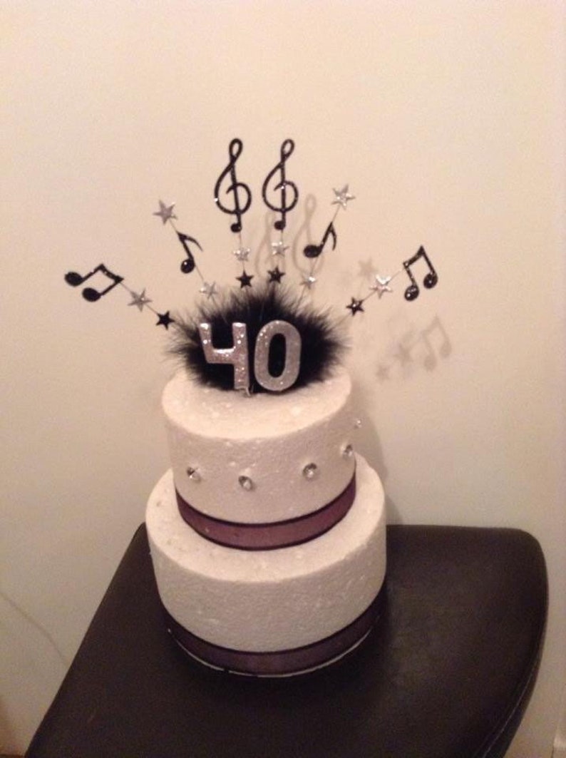 Music Note Cake Topper With Your Choice of Colour and Age - Etsy UK