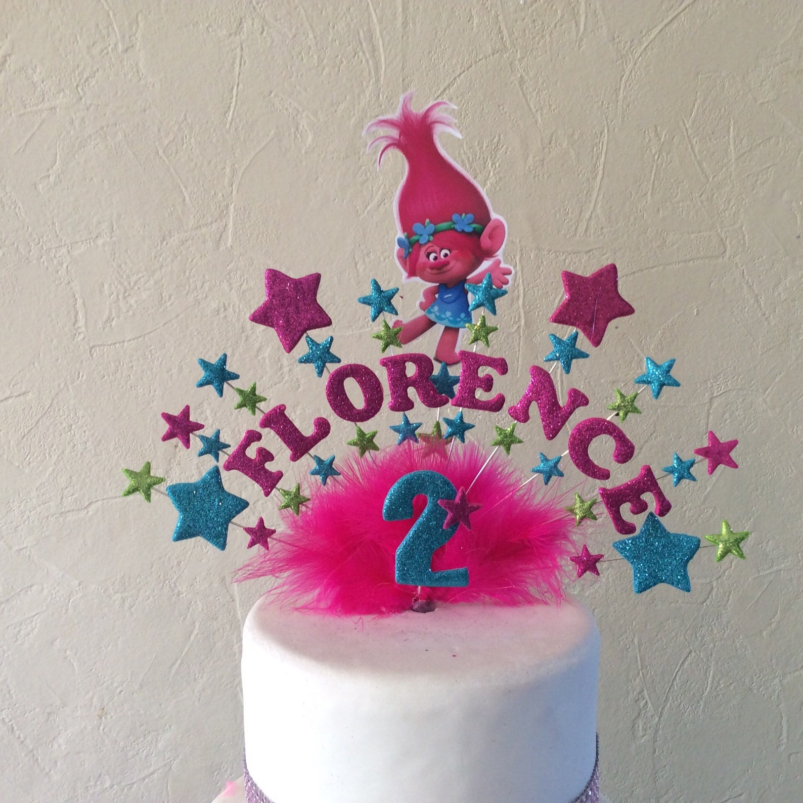 Princess Poppy Troll Cake Topper / Centre Piece - Etsy