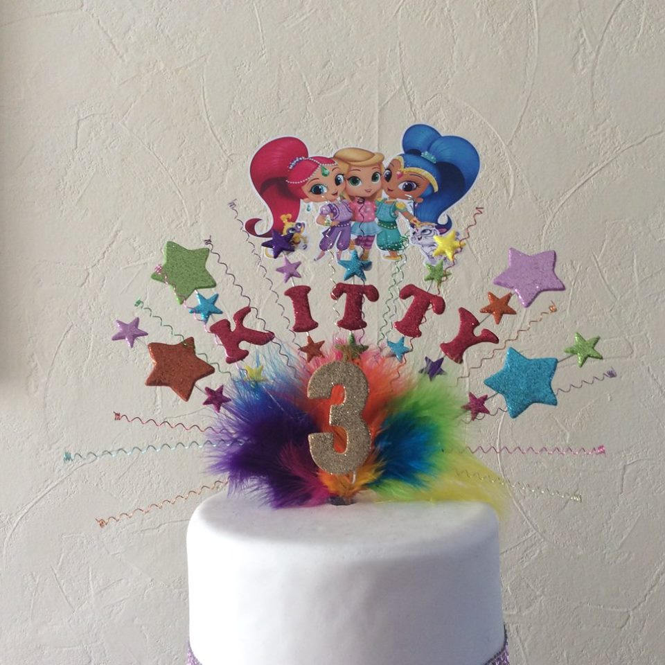 Shimmer and Shine Cake Topper - Etsy